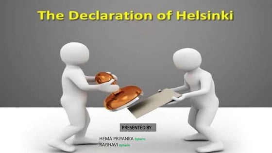declaration of helsinki ppt | PPT