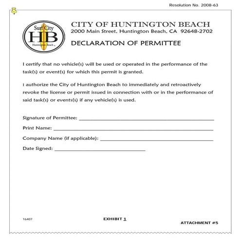 Declaration of permittee automobile-electronic fillable form | PDF | Law