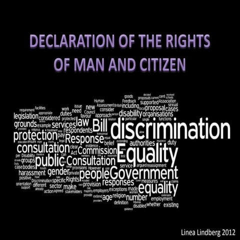 Declaration of the rights of man and citizen | PPTX