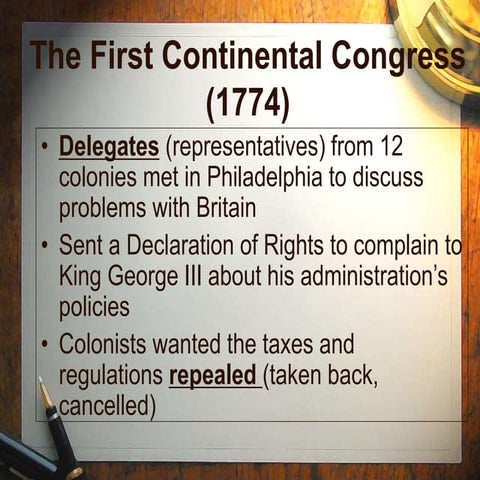 Declaration to Constitution | PPT