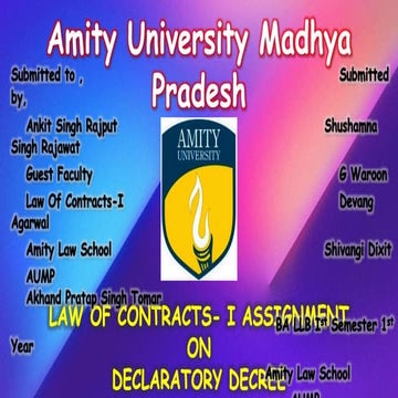 Declaratory Decree.pptx