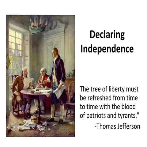 Declaring Independence and Articles of Confederation | PPT
