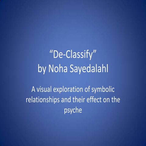 De Classify | PPT