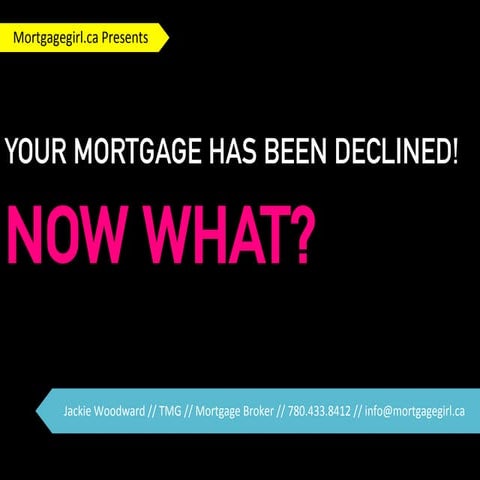 Mortgage Declined! Now What? | PPT