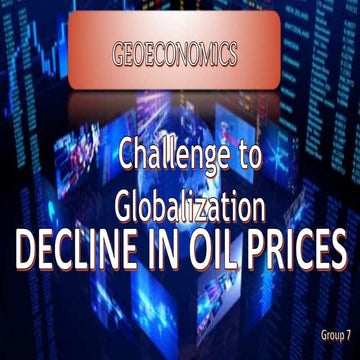 Decline of oil price | PPTX