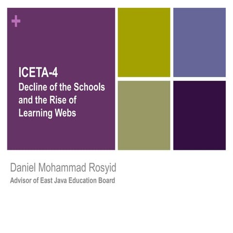 Decline of schools and rise of learning webs2 | PPT