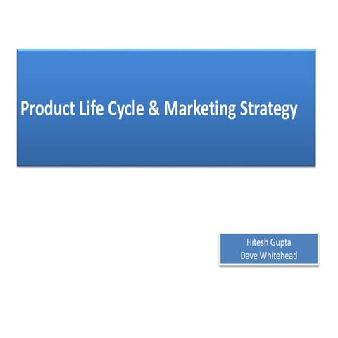 Product Life Cycle & Marketing Strategy.ppt