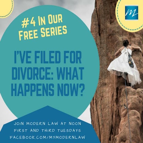 Modern Law Divorce Workshop #4: I've filed for divorce: Now What? | PPT