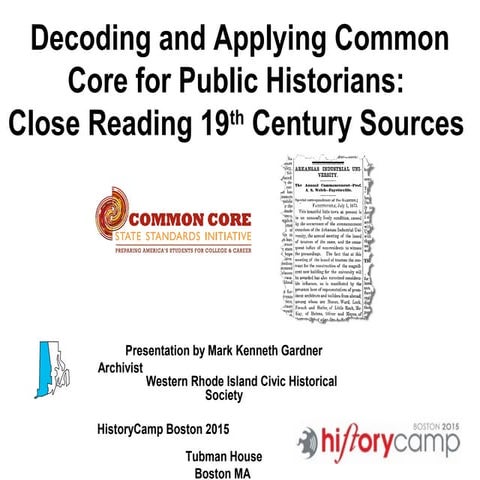 History Thinking Skills Cards | PDF