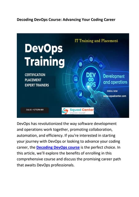 Decoding Devops Advancing Your Coding Careerpdf 7877