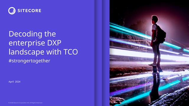 Martech Evaluation Decoding Dxps With Tco Ppt