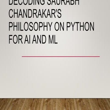 Decoding Saurabh Chandrakar wikipedia , networth, age | PPT