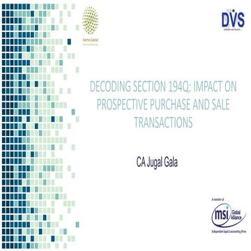 Decoding Section 194Q: Impact on Prospective Purchase and Sale ...