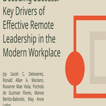 Decoding Success for thesis presentation | PPTX