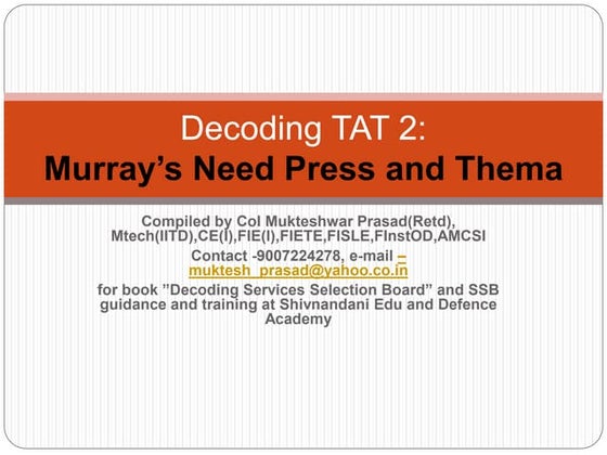 Ssct interpretation and scoring | PPTX