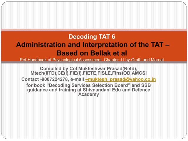 Goodenough scoring (Psychometrics) | PPTX