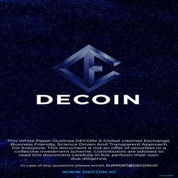 DECOIN White Paper | PDF