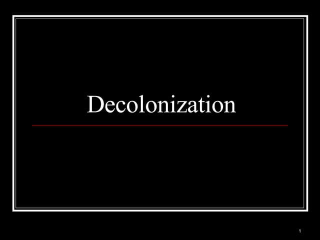African colonization powerpoint | PPT
