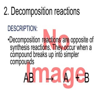 CHEMISTRY - decomposition reaction.pptx