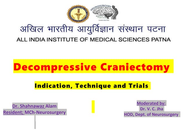 FTP Decompressive Craniotomy: How I do it? | PPTX