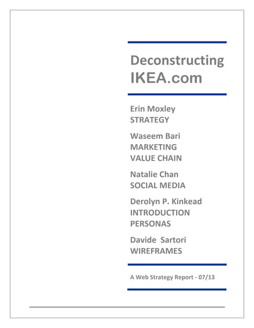 Ikea operational startegies | PDF