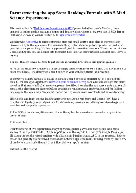 Play storeanalysis | PPTX | Business | Business and Finance