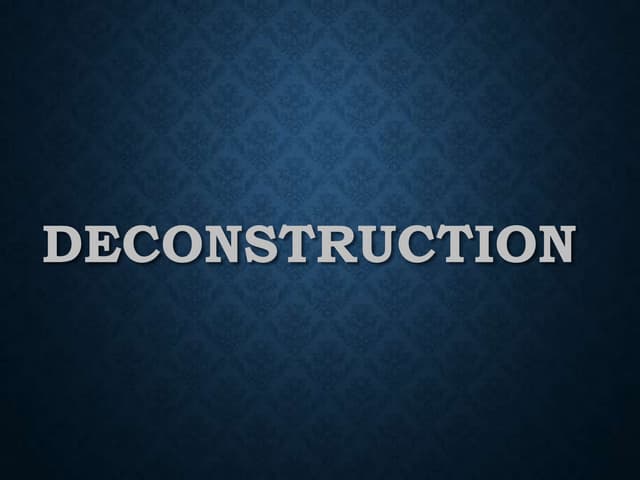 Structuralism and Saussure | PPT