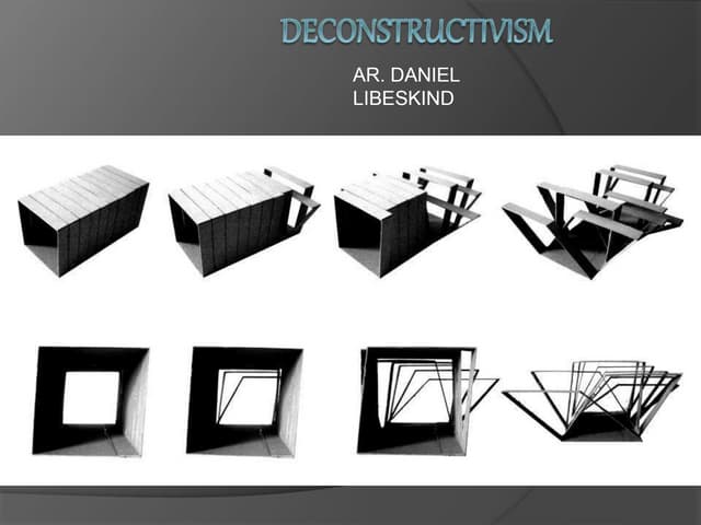 Deconstruction Architecture Diagrams