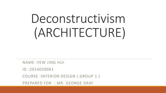 Rhythm in architecture | PPT