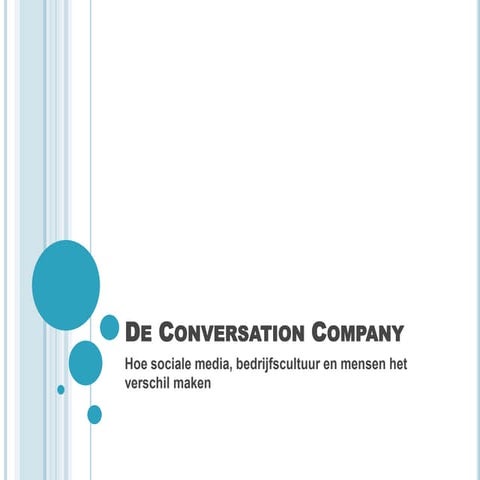 Conversation Company - Presentation | PPTX | Business | Business and ...