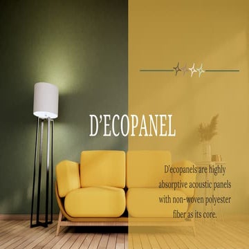 Decopanel - Highly Absorptive Acoustic Panels | PDF