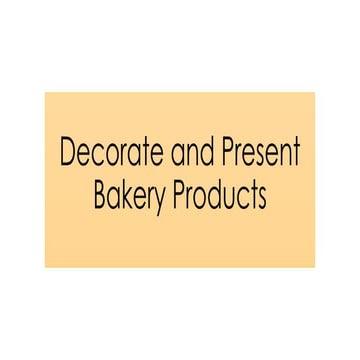 BREAD AND PASTRY PRODUCTION NC II GRADE 11 | PPTX