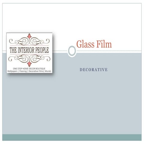 Glass Film - Decorative | PDF