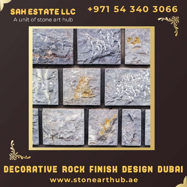 Decorative Rock Finish Design Dubai - ☎ +971 54 340 3066 | PDF