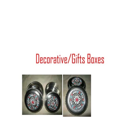 Decorative Box Ppt. | PPTX