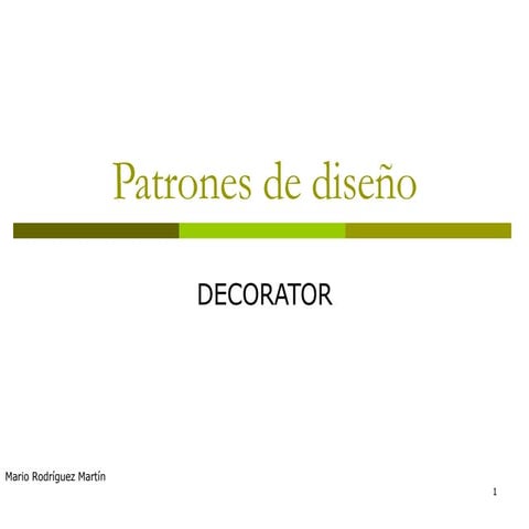Diseño de Patrones (Fachada) | PPT