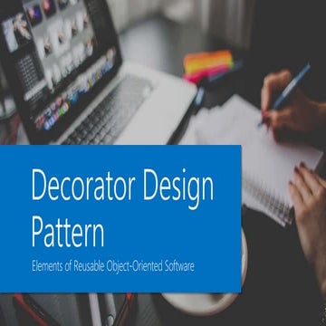 Decorator Design Pattern | PPT