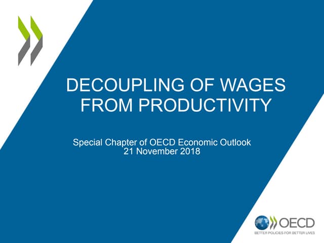 Decoupling Of Wages From Productivity November 2018 Ppt