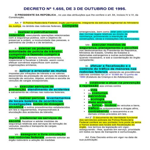 Aula 1 - Legislacao PRF | PPT