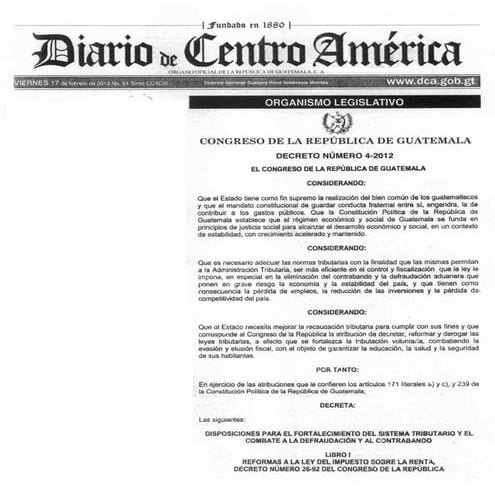 Decreto 4 2012 | PDF