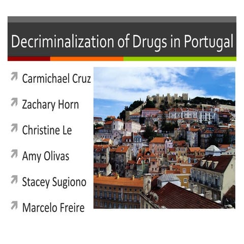 Decriminalization of Drugs in Portugal | PPT | Illegal Drugs, Tobacco ...