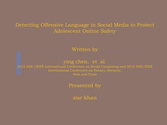 Fake News Detection Using Machine learning algorithm | PPT