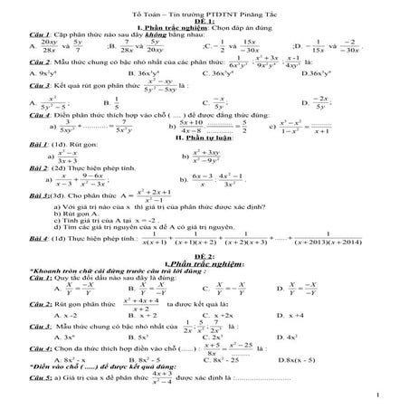 De cuong on tap chuong ii dai so 8 | PDF