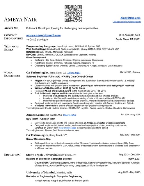 Qasim Javed Resume | PDF