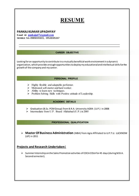 Resume for Store incharge | PDF