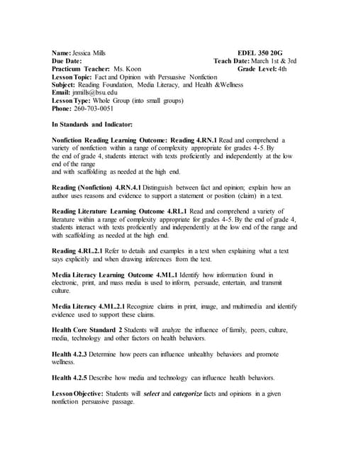 LP lesson plan for Facts and Opinion.docx