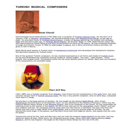 Dede efendi haci arif bey | DOC