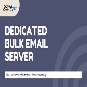 Dedicated Bulk Email Server and Mass Email Server.pdf