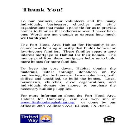 Dedication program for earl johnson family | DOCX