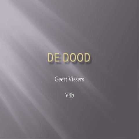 De dood powerpoint_ckv[1] | PDF
